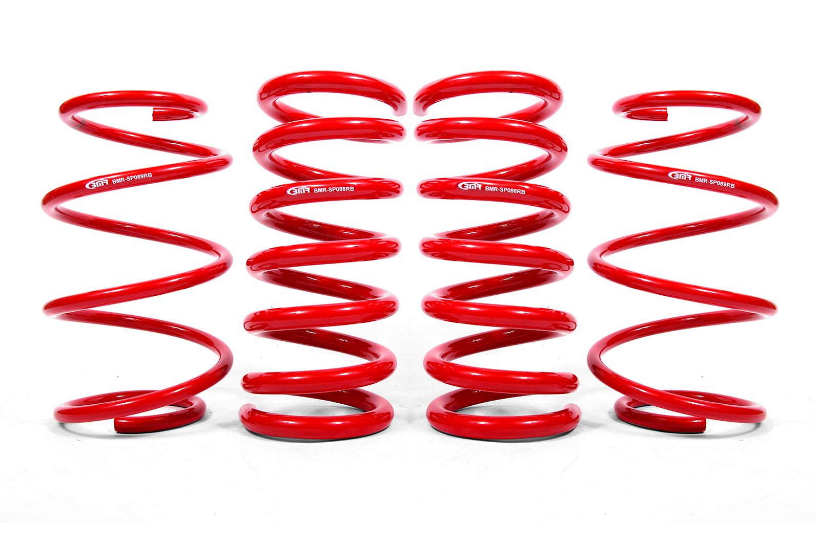BMR 15-24 Mustang GT Lowering Springs Set Of 4 Minimum Drop Front Drag ...